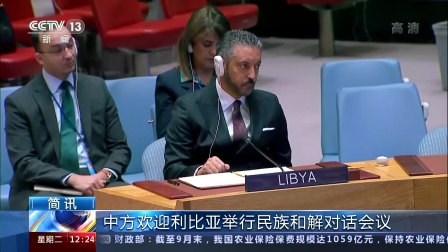 中方欢迎利比亚举行民族和解对话会议