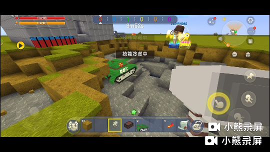 迷你世界:坦克无人驾驶居然能自己动,还可以开炮。