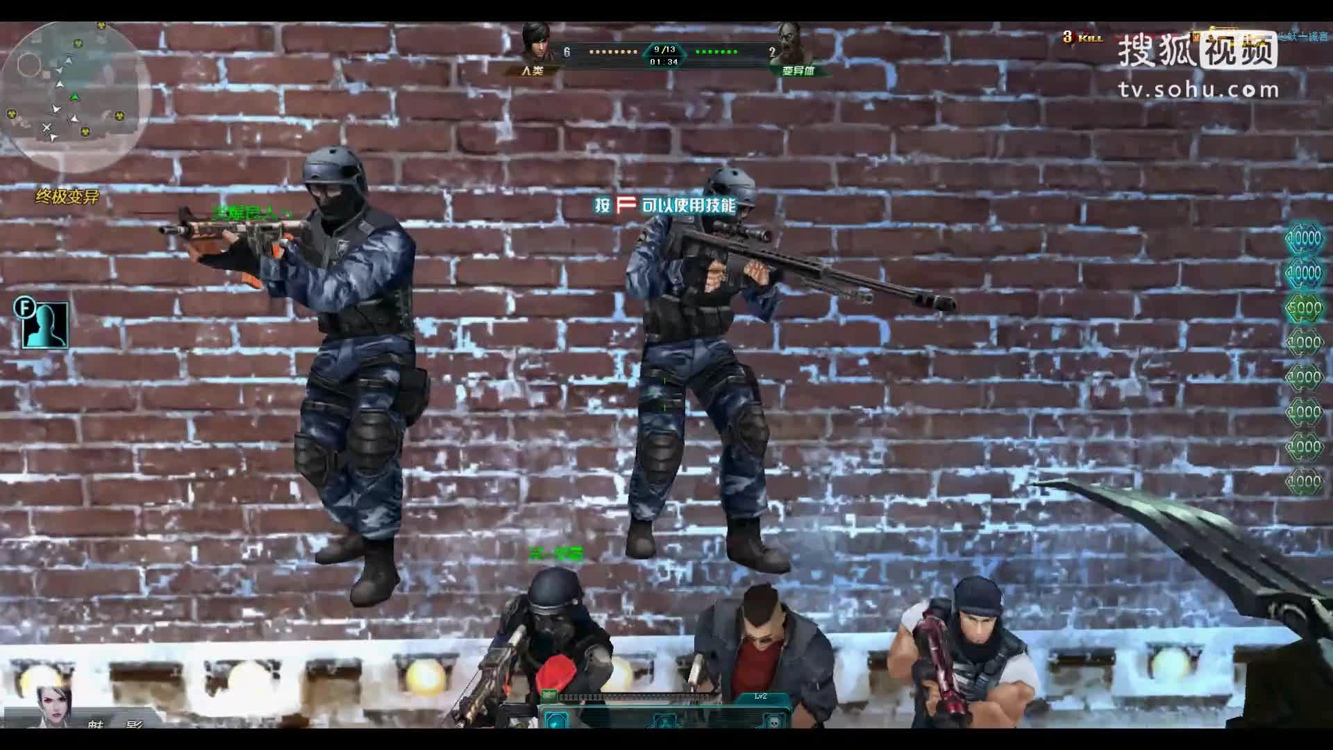 生死狙击 阿龙游戏解说 终极变异圣诞游乐园 圣诞加特林枪支体验 不...