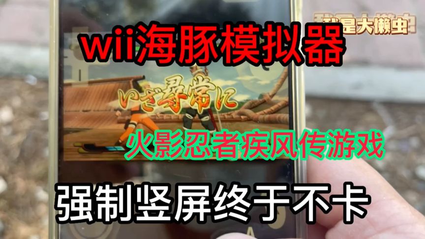wii海豚模拟器强制竖屏教程!安卓版wii模拟器玩火影不卡了!设置
