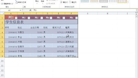 9.2 快速套用表格样式