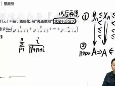 19考研数学-高等数学【11.第一讲 数列极限运算-夹逼准则 】(启航张宇...
