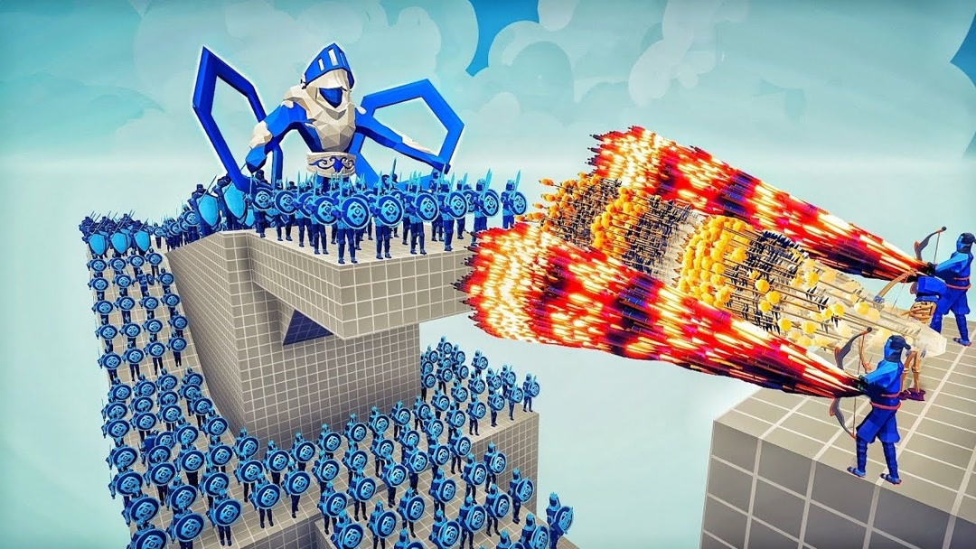 全面战争模拟器:冰傀儡之神VS神之兵种三人组