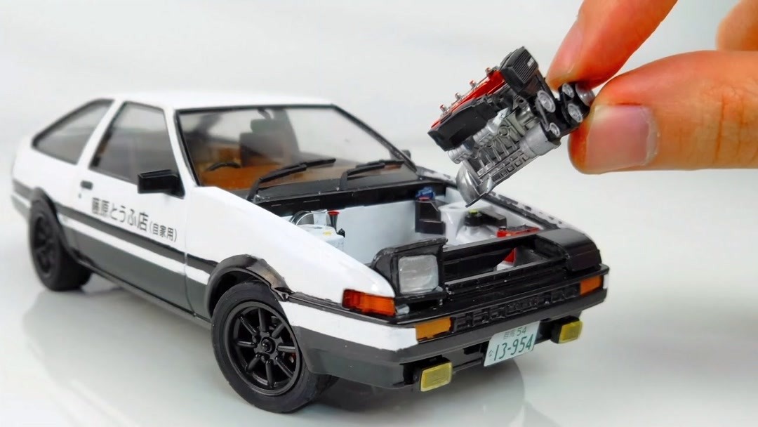 如何建立一个超现实的丰田AE86 ,模型套件