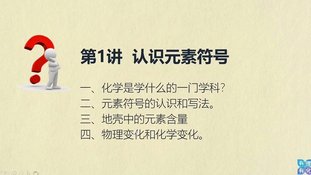 第1讲 认识元素符号