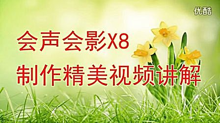 VideoStudioX8教程22:会声会影X8制作精美视频讲解