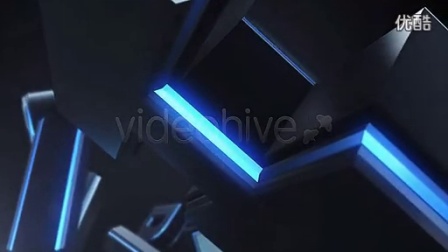 966 立体三维文字开场动画AE模板