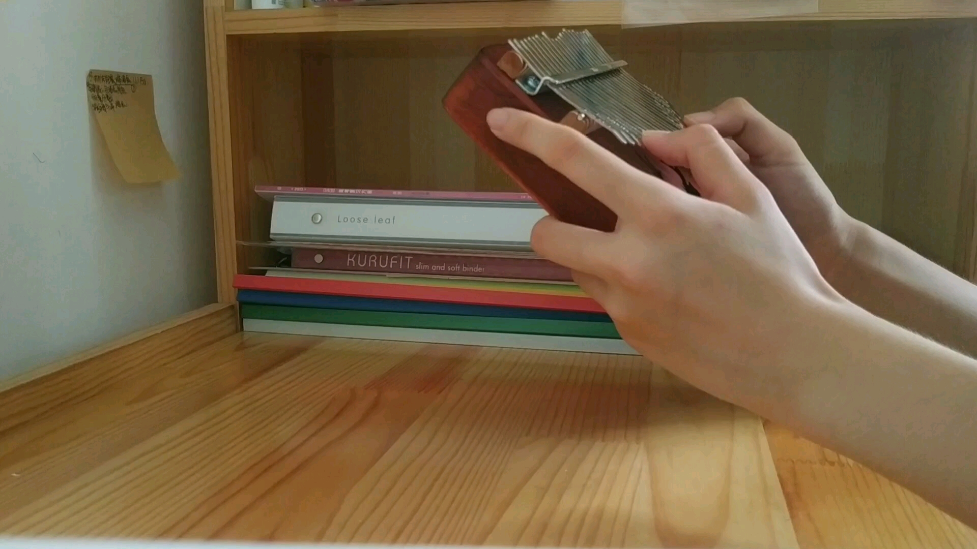 【热爱一百零五度的你】拇指琴第一次试错 无乐理基础小白