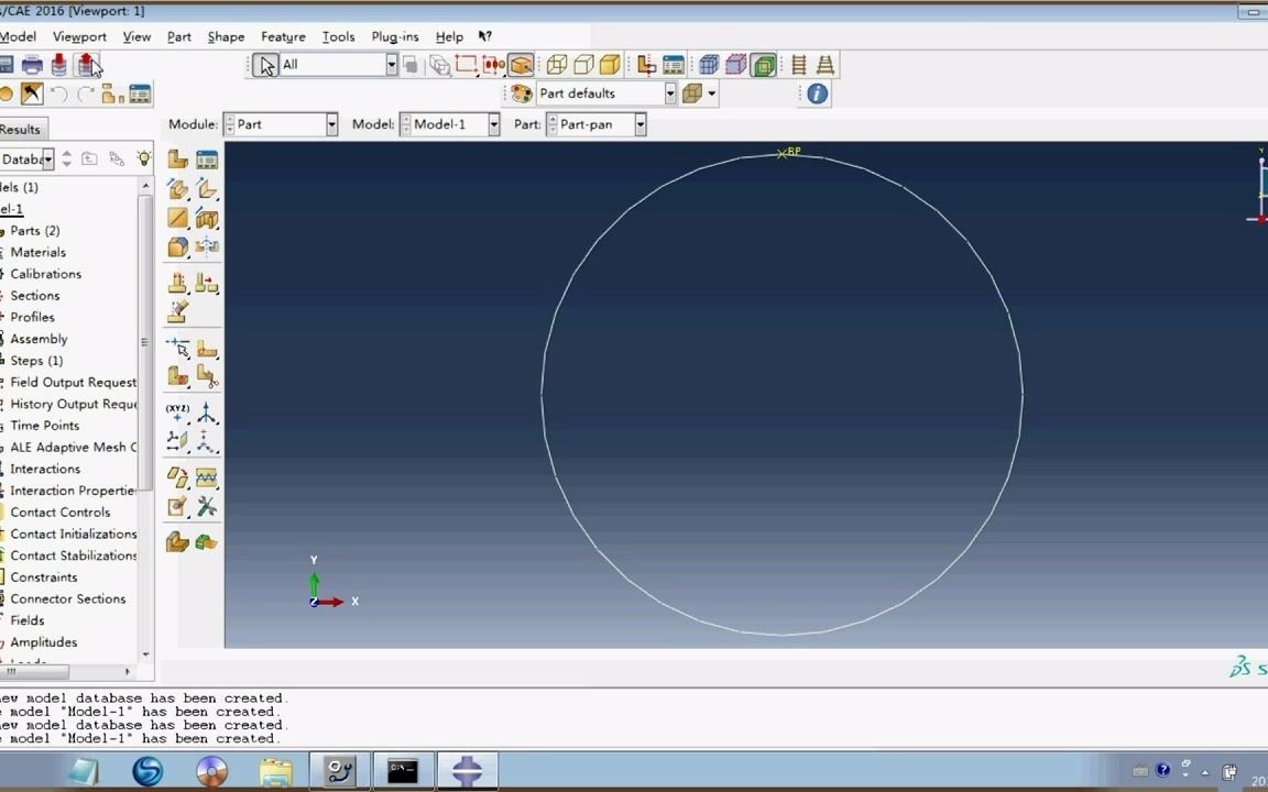 基于ABAQUS仿真软件--圆盘与平板模型的接触仿真分析