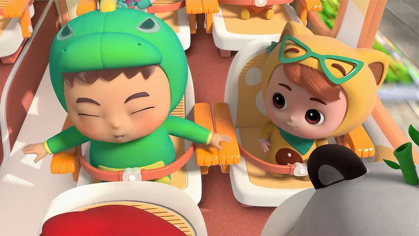 百变校巴:今天小鸭子回来幼儿园,大家很高兴,又来了新朋友