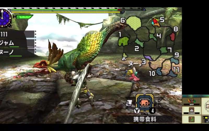3DS模拟器Citra运行怪物猎人XX演示