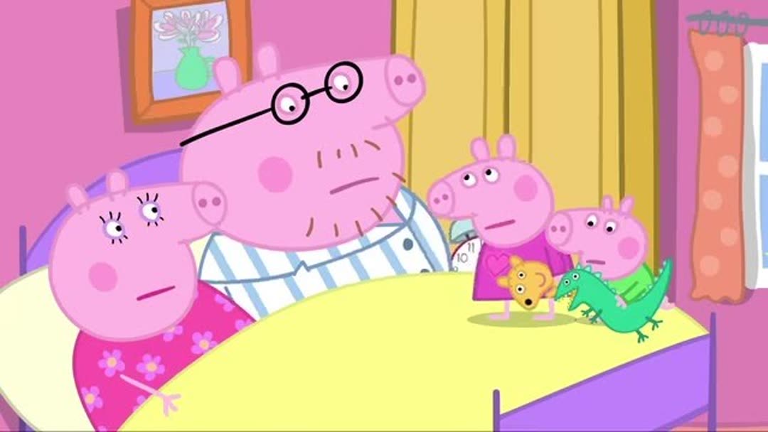 猪爸爸家里的钟表是什么样的呢?