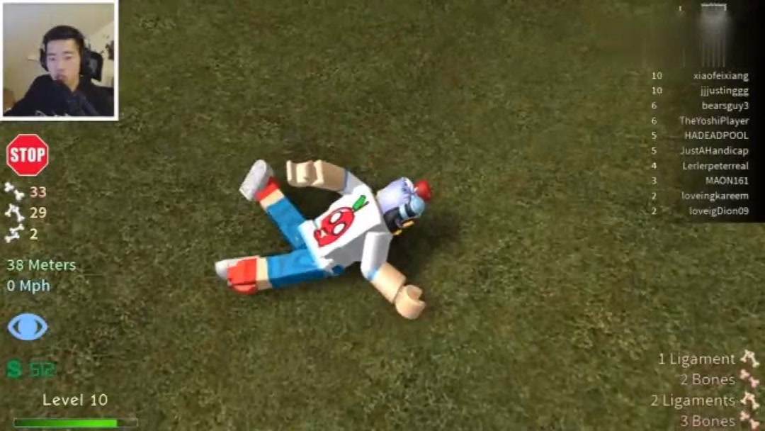 小飞象解说 Ro坠落模拟器 疯狂木偶人踹他一脚爆笑掉下悬崖