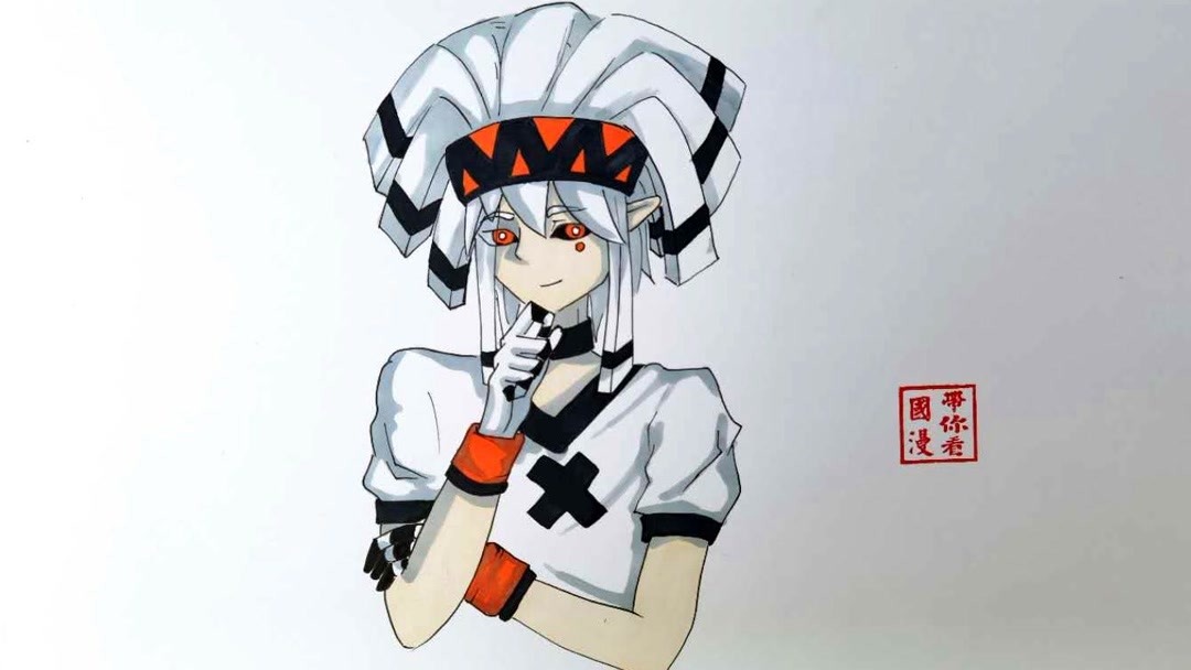 《凹凸世界》帕洛斯手绘:你觉得我是贪生怕死的角色吗?