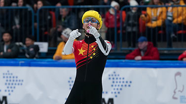 [短道速滑]孙龙夺得短道速滑世青赛1000米金牌