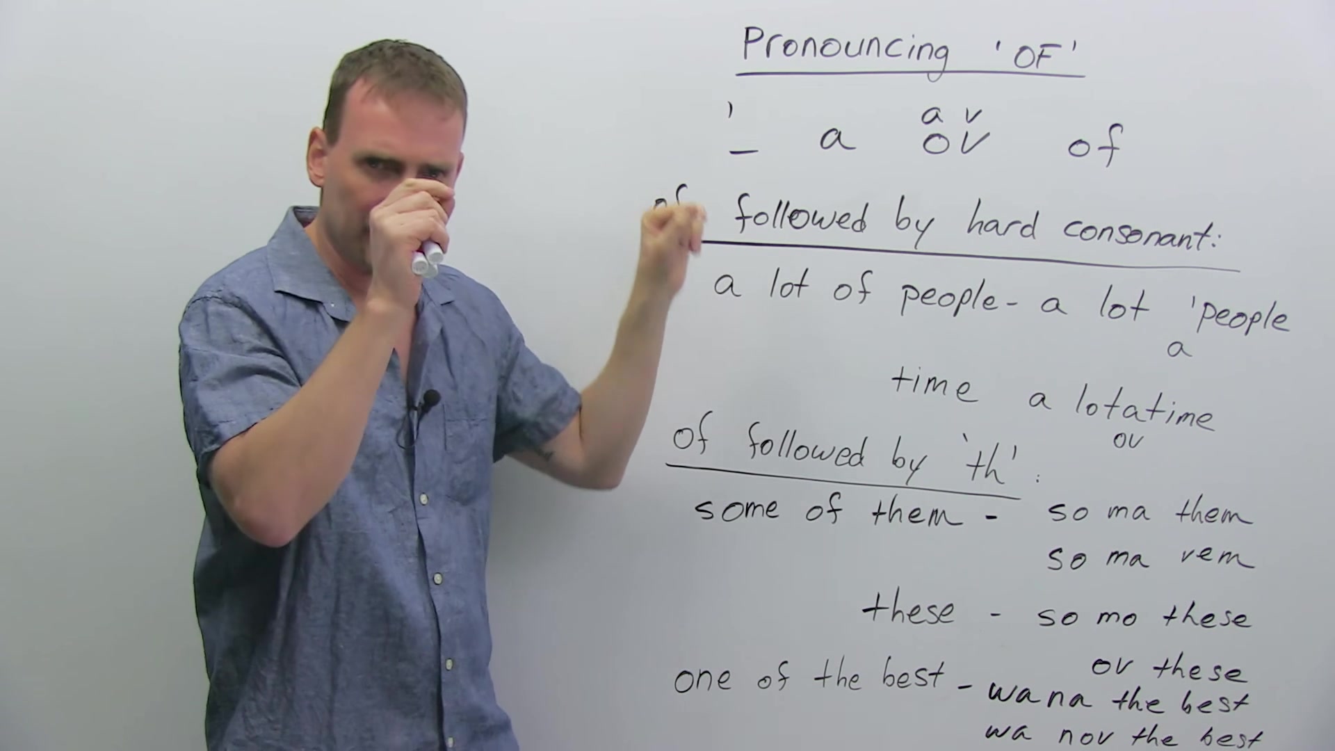 【英语发音】【无字】有关‘of’的发音技巧