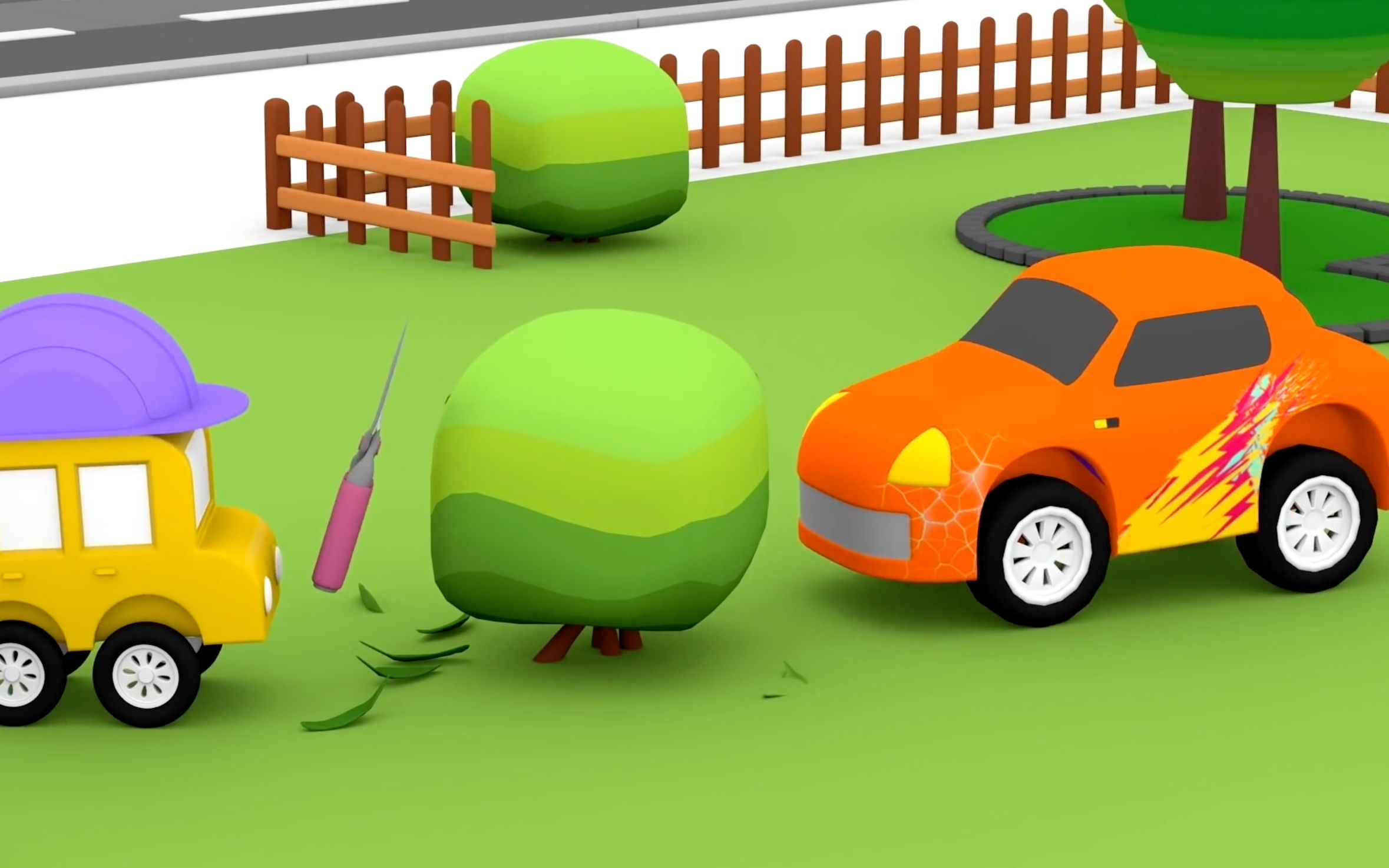 儿童早教益智 卡通车动画片大全 工程车动画片大安全 幼儿教育