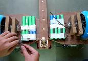 手工DIY,用废弃笔记本电池和木板制作一辆简易平衡车