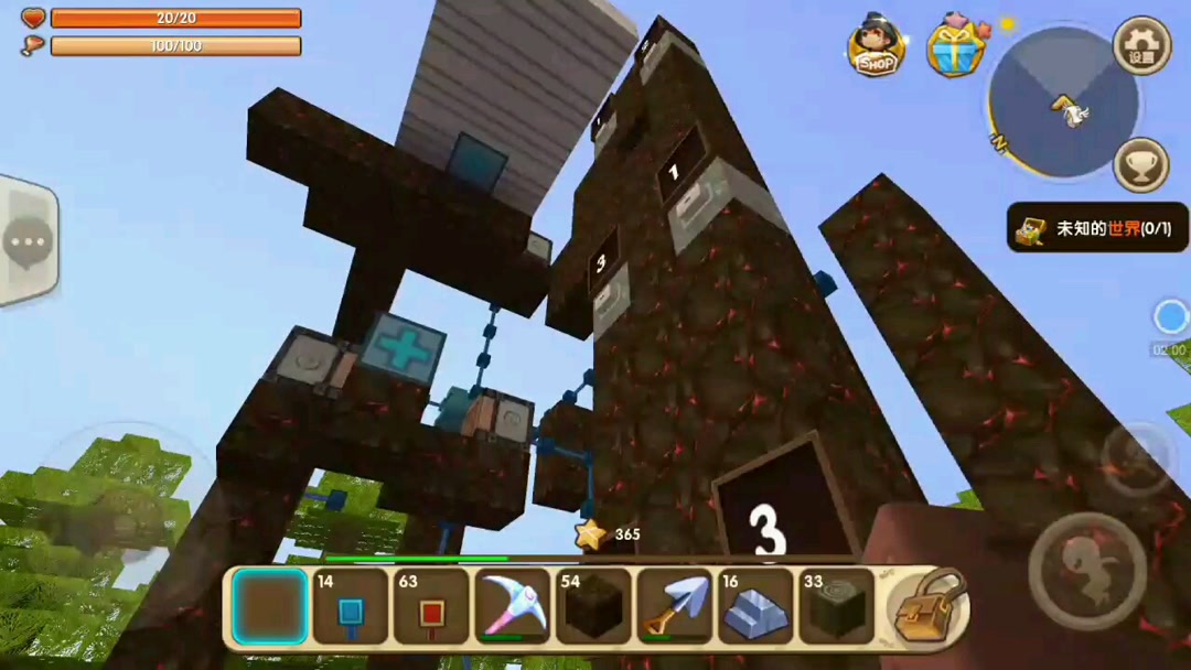 小猫迷你世界十三期:电梯制作教程(2)