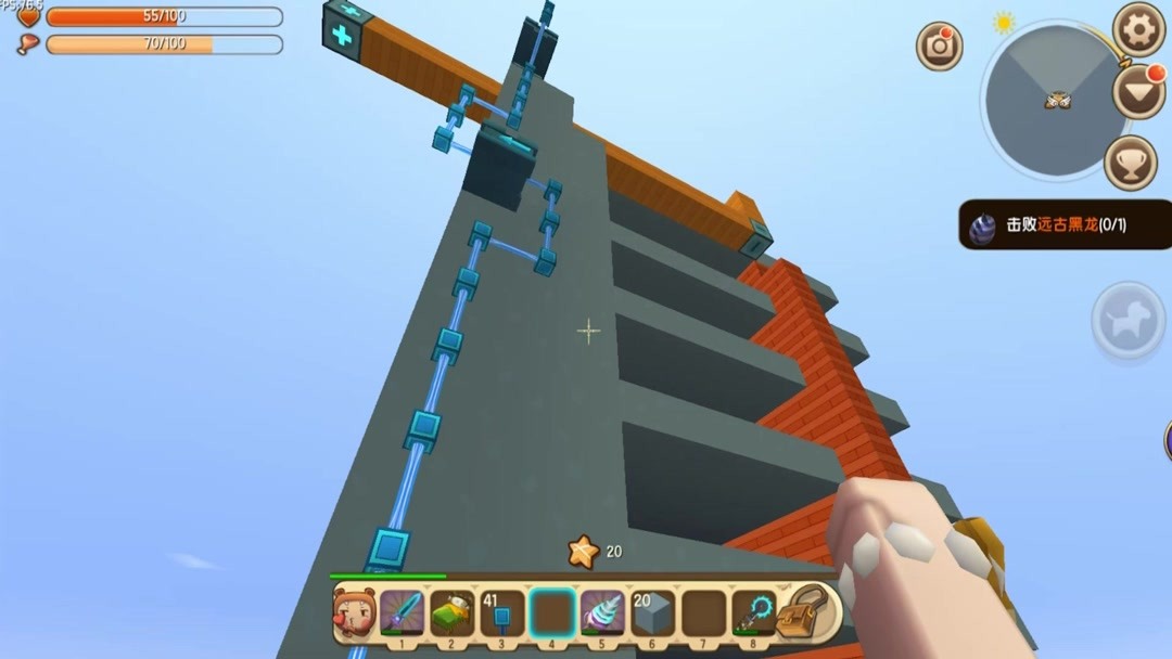 迷你世界单人生存29:刷怪塔3,强大的电路,实现全自动化!