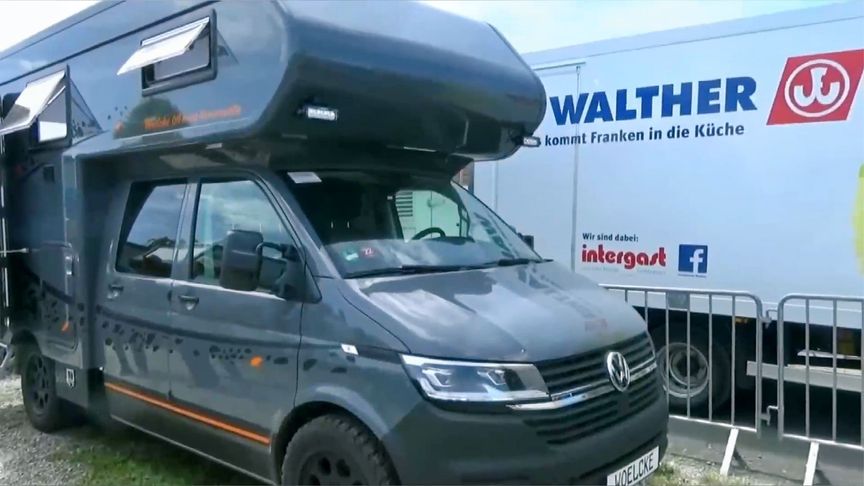 2022年大众沃尔克T6.1皮卡房车 外部和内部