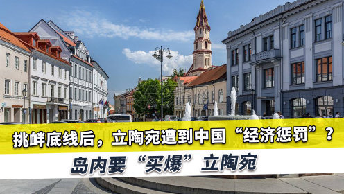 挑衅底线后,立陶宛遭到中国"经济惩罚"?岛内要"买爆"立陶宛