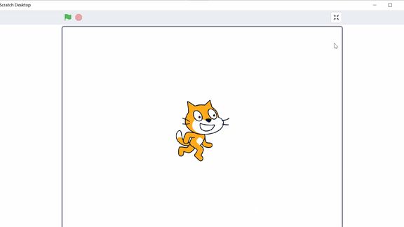 scratch3 第四讲用键盘控制走步的小猫