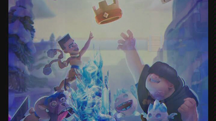 皇室战争:最后还是打到了皮卡超人乐园。