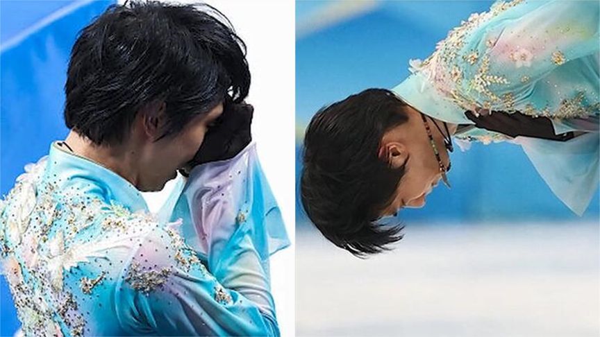 羽生结弦挑战4A跳摔倒,“王者归来”的场面没上演,不舍谢幕