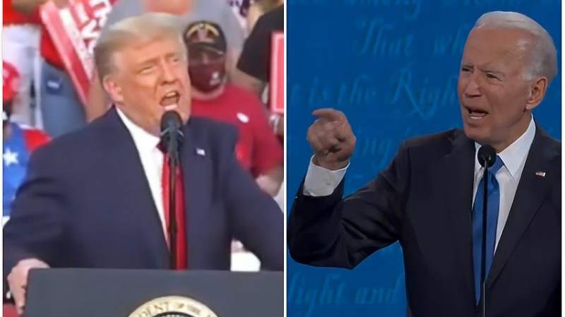 大选终场辩论后 特朗普和拜登台下继续互怼:你不配当总统!