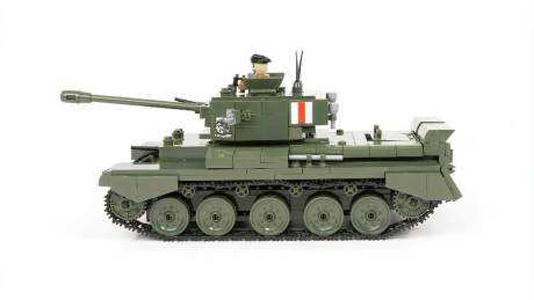 拼搭COBI积木3014 二战英国A34彗星巡洋坦克