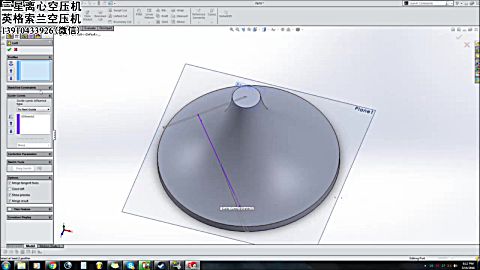 solidworks软件绘制压缩机叶轮How to draw a turbo compressor wheel ...
