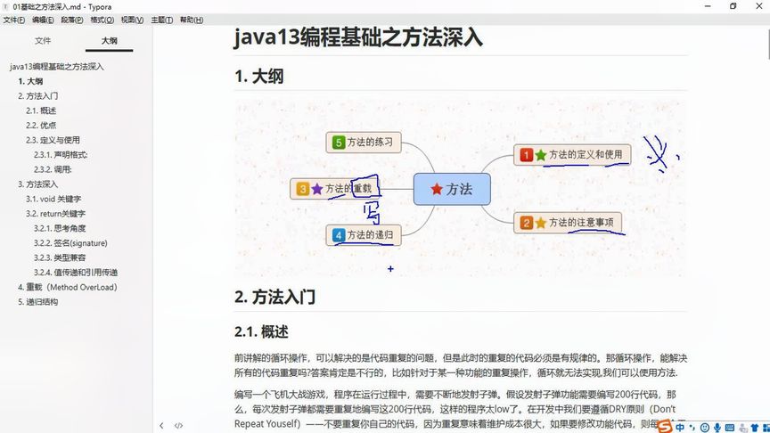乐字节JAVA基础-001方法的学习计划与方法的定义