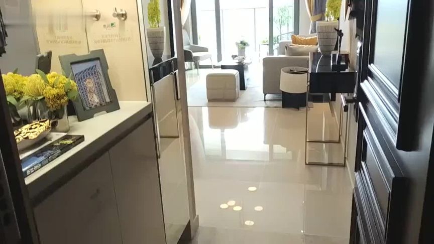 78㎡精装小三房,采用时尚清爽的现代风格,中小户型装修可以参考