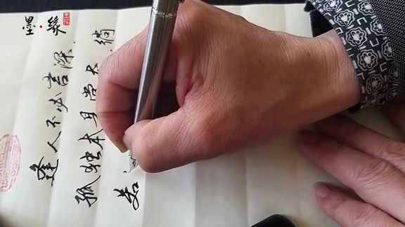 逢人不必言深,孤独本是常态,硬笔书法欣赏
