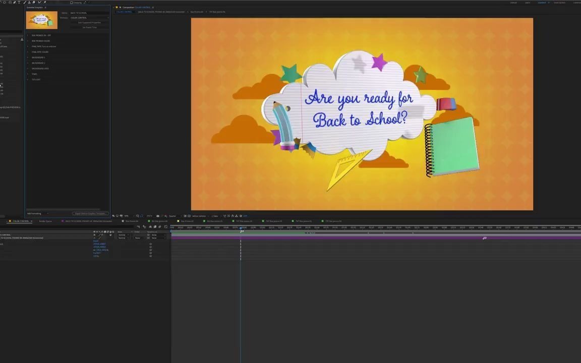 重返校园宣传片AE模板|macz