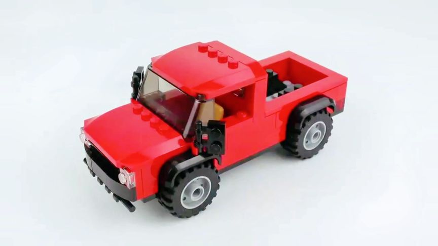 大城市的皮卡就要解禁了,乐高玩家MOC皮卡作品搭建教程分享