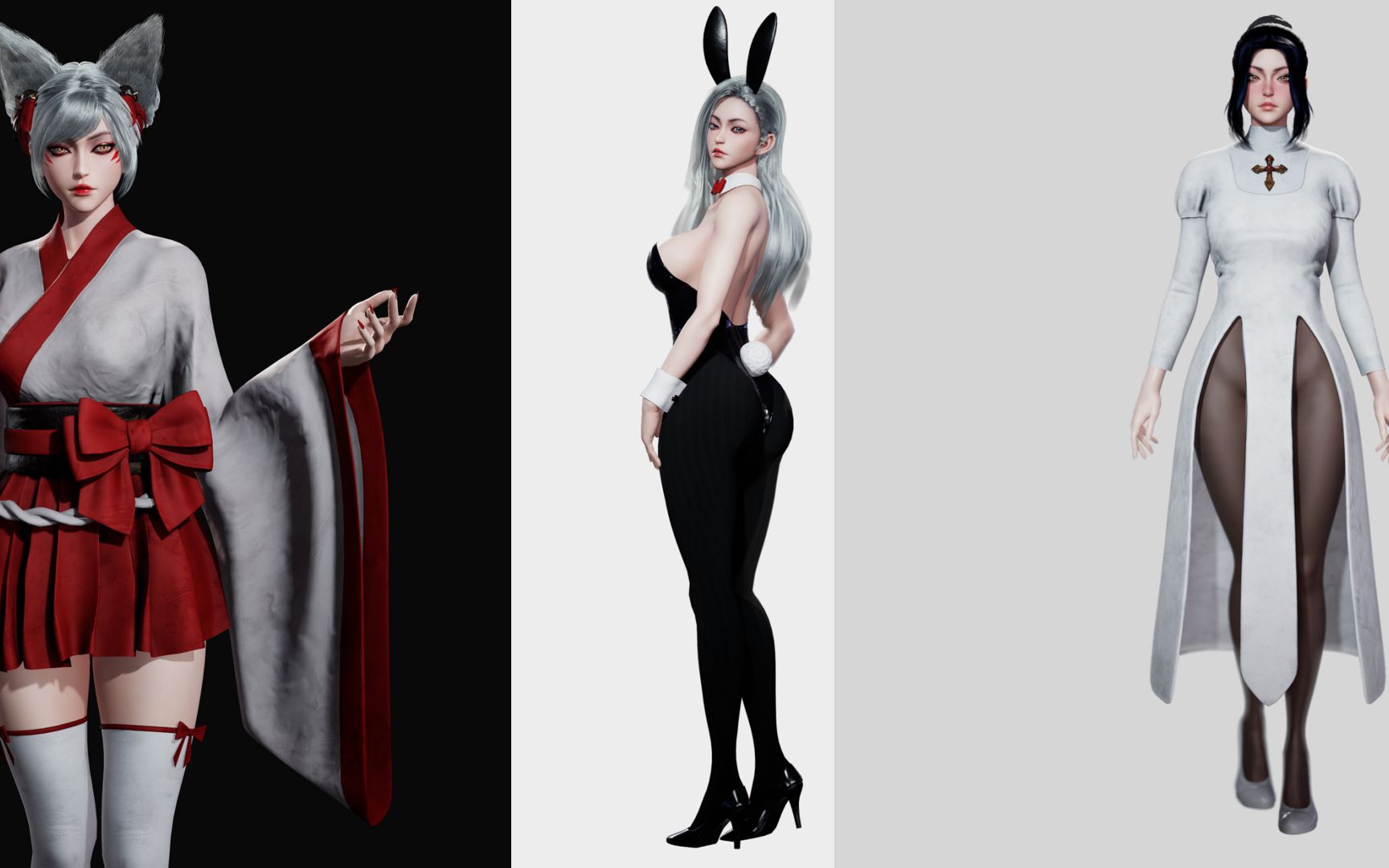 2021年角色建模作品,为3D区做过的贡献