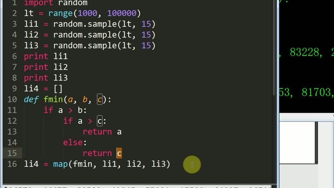智普教育python培训就业班python随堂视频教程 93 map函数习题2