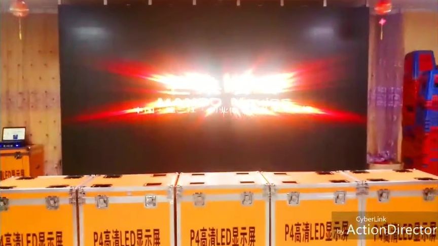 可移动LED大屏安装-快剪