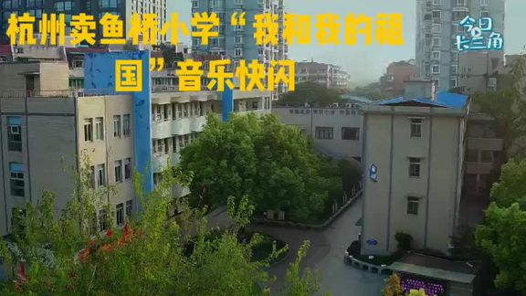 “我和我的祖国”杭州卖鱼桥小学音乐快闪。一部有情怀的音乐大片!