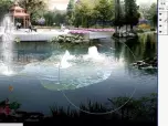 ps园林景观设计效果图后期教程_喷泉的做法1