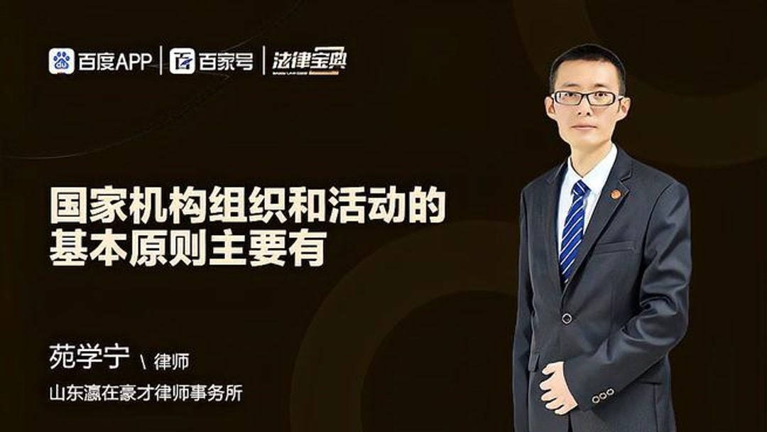 国家机构组织和活动的基本原则主要有