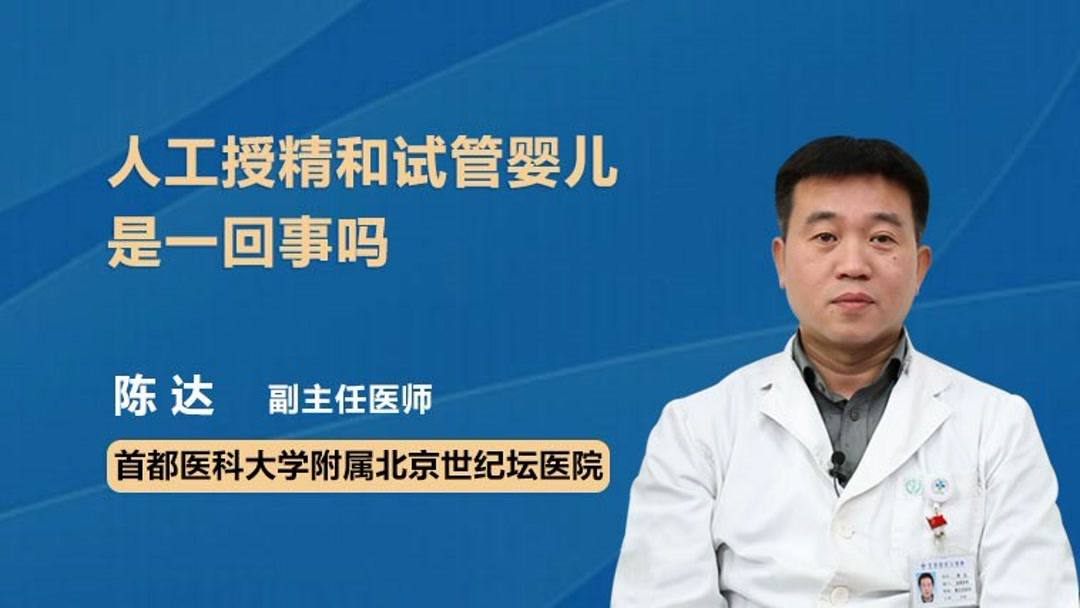 人工授精和试管婴儿是一回事吗