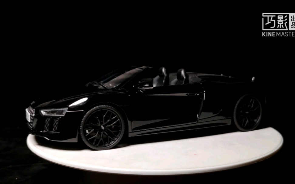 ...18比例 奥迪R8敞篷 Audi R8 spyder合金汽车模型 特价模型性价比极高