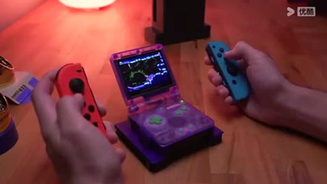 魔改大神把GBA改成Switch!可以用joycon还能连接电视
