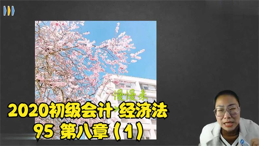 2020初级会计 经济法 95 第八章(1)