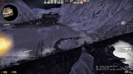 幻彩:csgo的生化逃跑模式,史诗场景地图。队友还是很有爱的