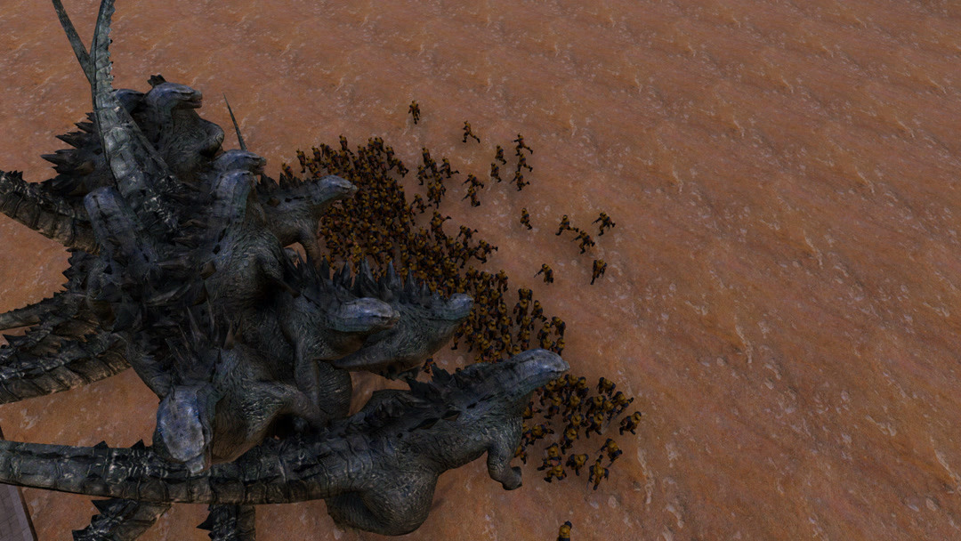 史诗战争模拟器游戏 200金刚狼大战10哥斯拉 金刚狼命运会怎样呢