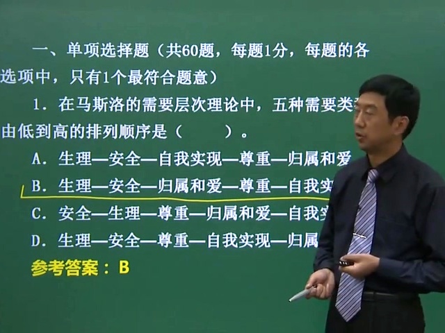 中级经济师《人力资源知识与实务》视频教程